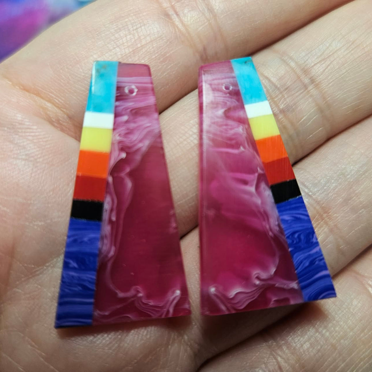 Santo Domingo Inlays Pink - SD53-A – Powwowbling