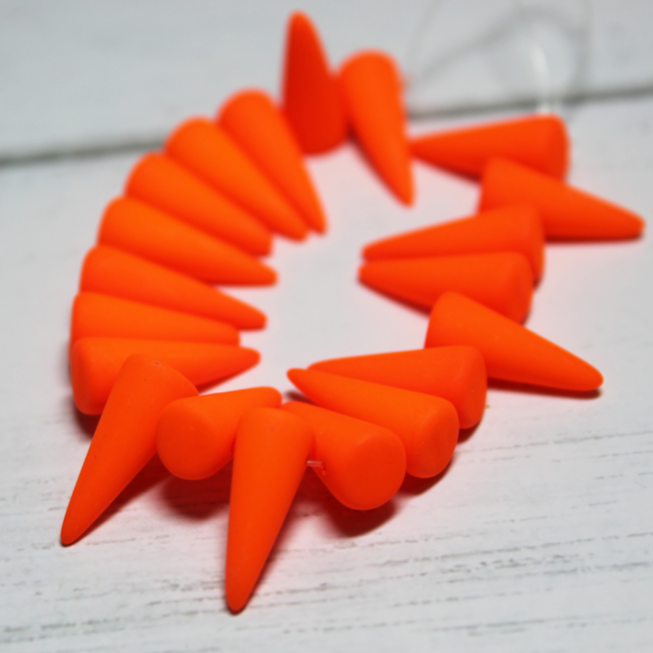 7x17mm Spike - Matte Neon Orange ~ Spike 37 – Powwowbling